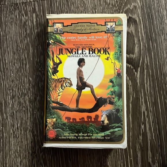 Media | Rudyard Kiplings Jungle Book Mowgli And Baloo Vhs | Poshmark